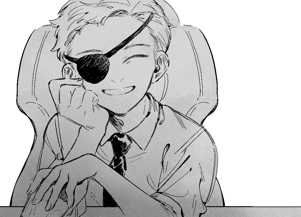 Safebooru - 1boy closed eyes cup drinking glass evil morty eyepatch ...