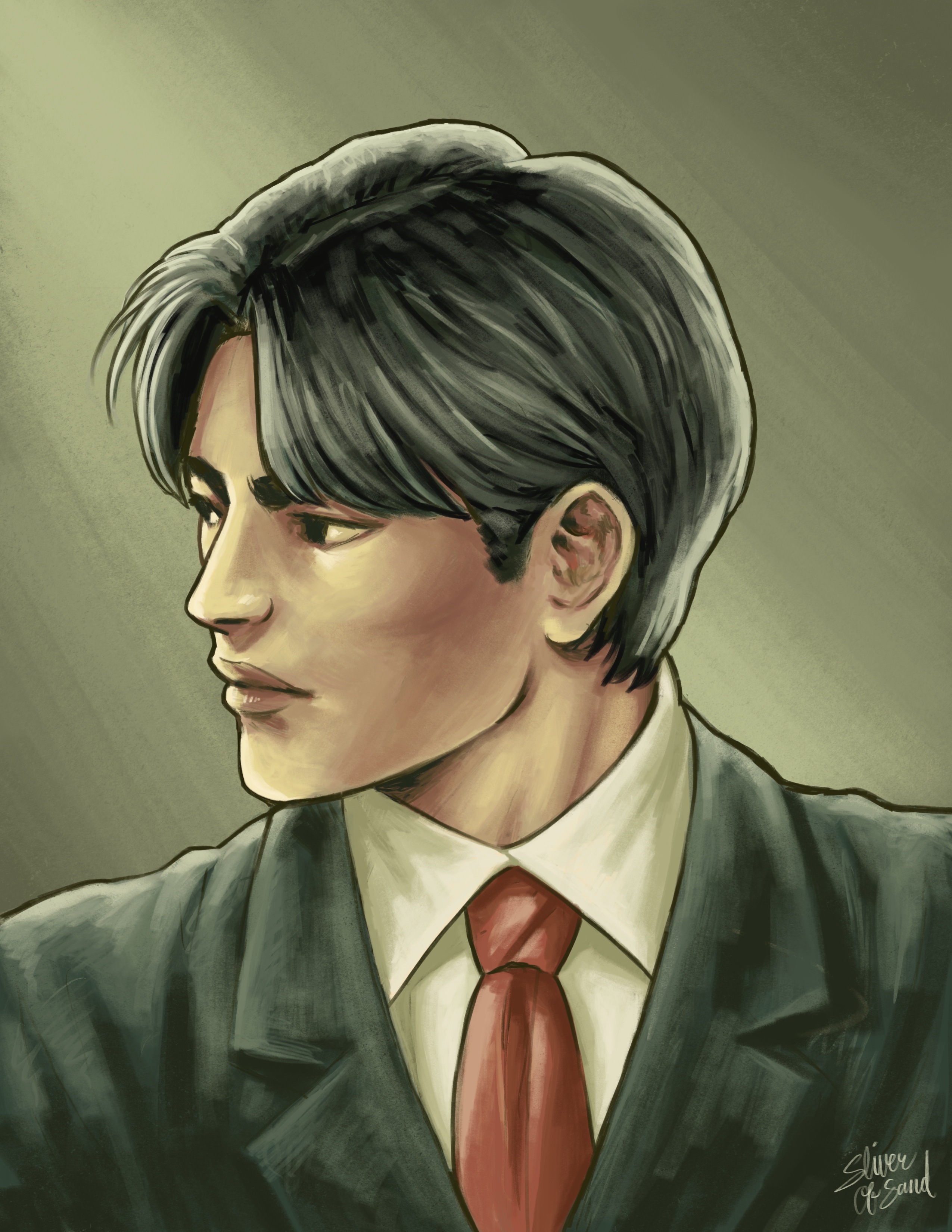 Safebooru - 1boy absurdres bangs black hair brown eyes chen gui zhang ...