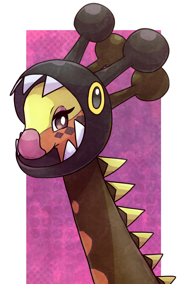 Safebooru - border bright pupils brown eyes closed mouth commentary request farigiraf highres ...