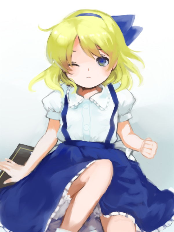 Safebooru - 1girl aged down alice margatroid alice margatroid (pc-98) blonde hair blue eyes blue ...