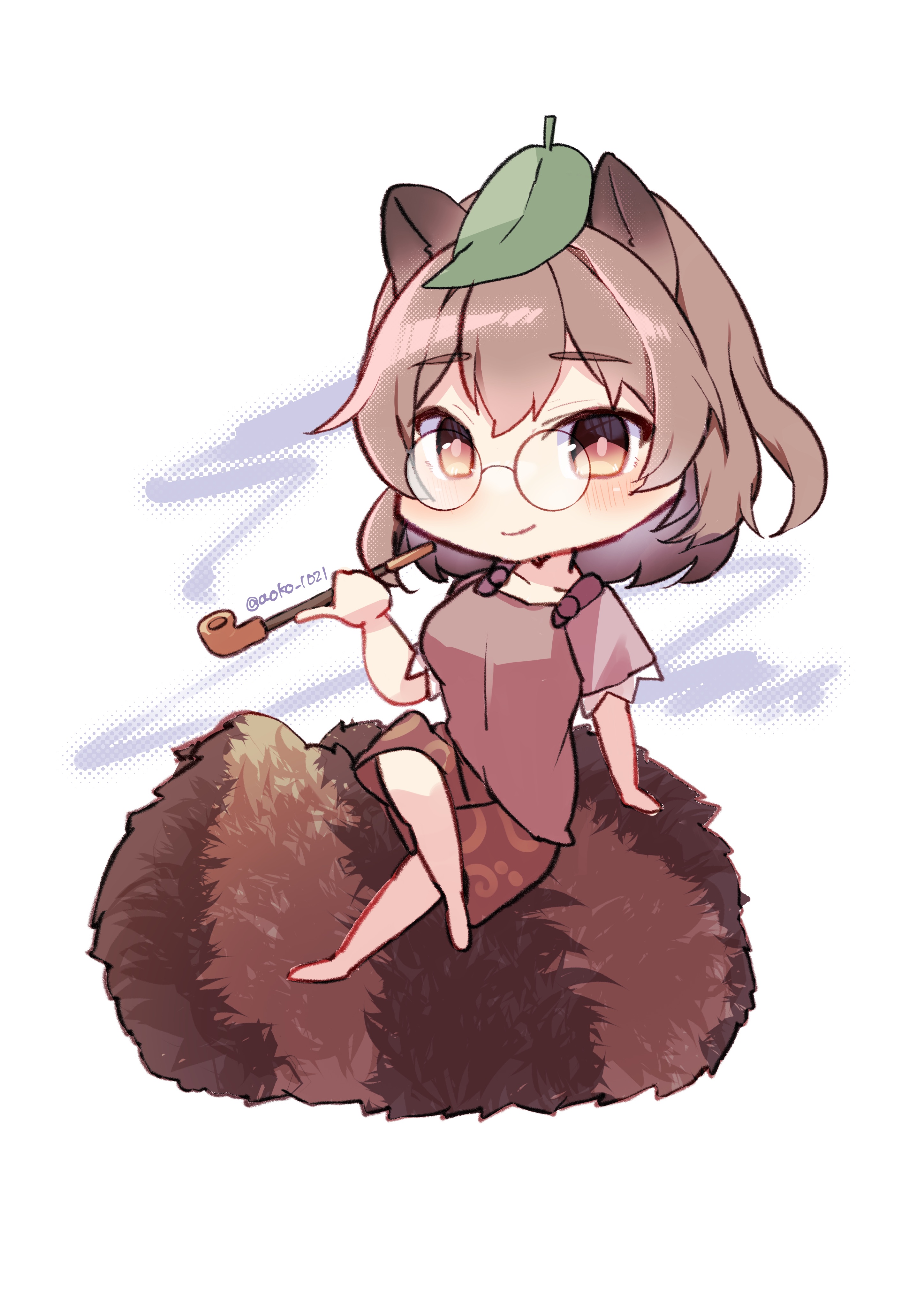 Safebooru - 1girl absurdres animal ears aoko (myut7287) artist name ...