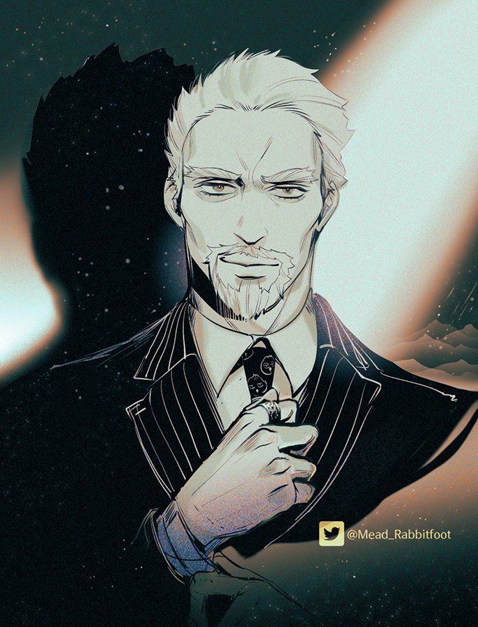 Safebooru 1boy Askeladd Contemporary Facial Hair Formal Male Focus 4498