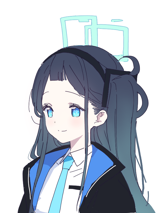 Safebooru - 1girl alternate hairstyle arisu (blue archive) bangs black hair blue archive blue ...