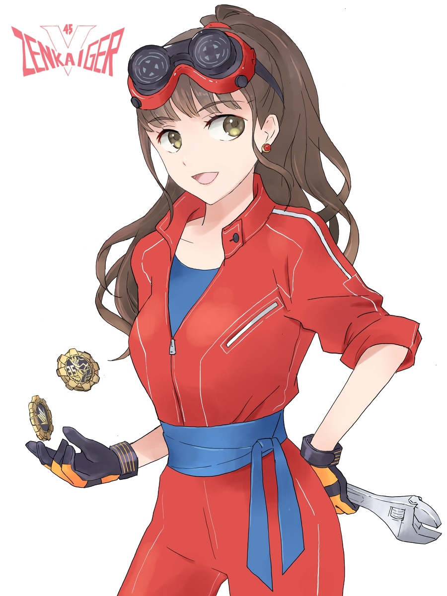 Safebooru - 1girl alluring brown hair flint goldtsuiker gears highres ...