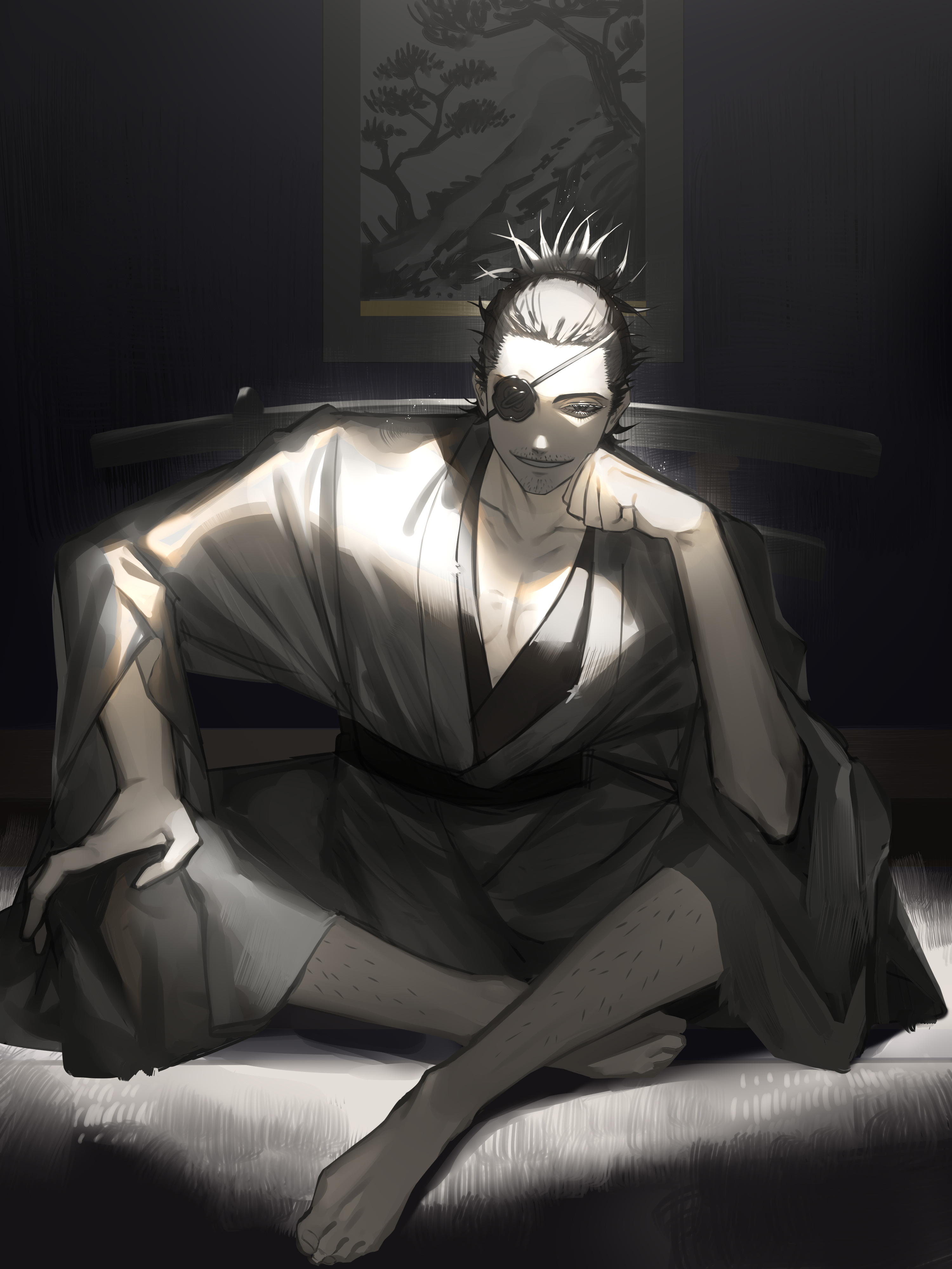 Safebooru - absurdres black clover black hair eyepatch frit 2 highres ...