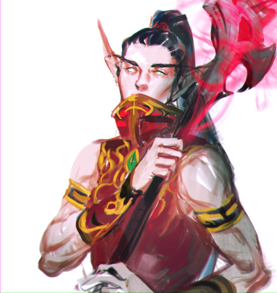 Safebooru - 1boy black hair blood elf (warcraft) elf glowing glowing ...