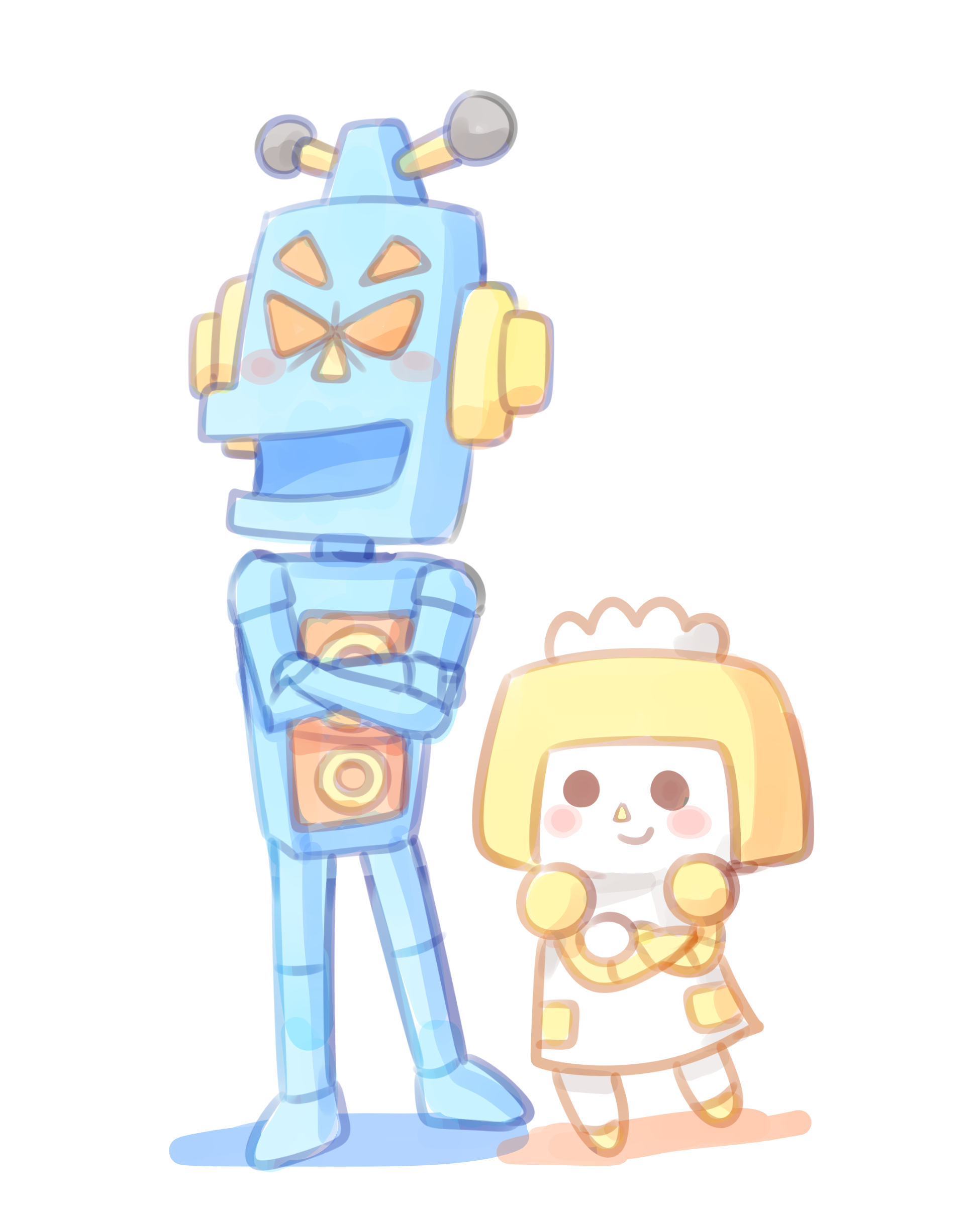 Safebooru - absurdres doris 1 (warioware) duet highres mike (warioware ...