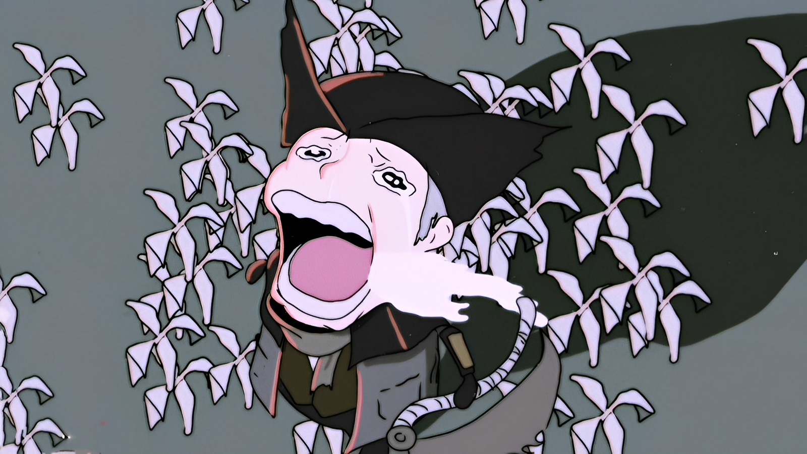 Safebooru - bloodborne chopper crying (meme) coat crying hat highres ...