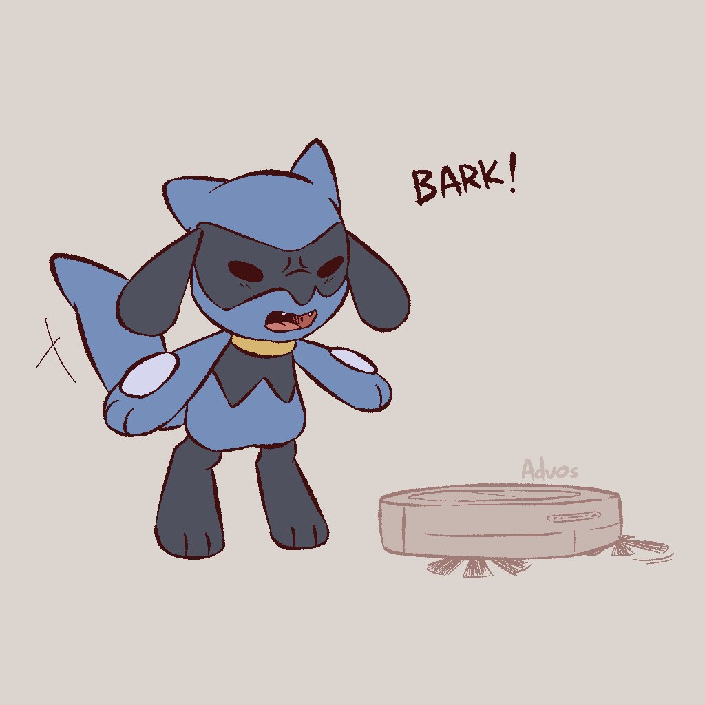 Safebooru - 1other advos angry barking black fur blue fur chibi ...