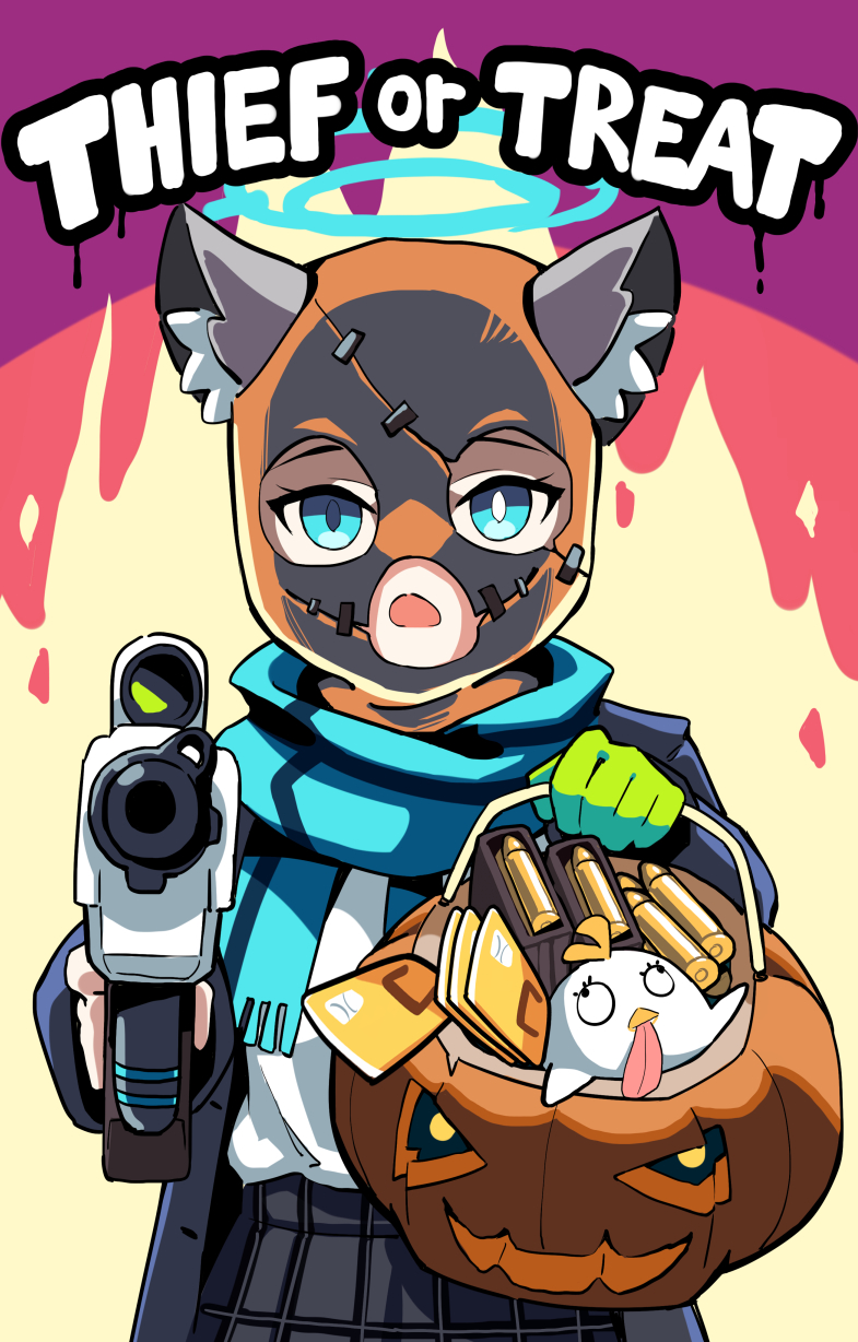 Safebooru - 1girl aiming at viewer animal ear fluff animal ears assault rifle blue archive blue ...