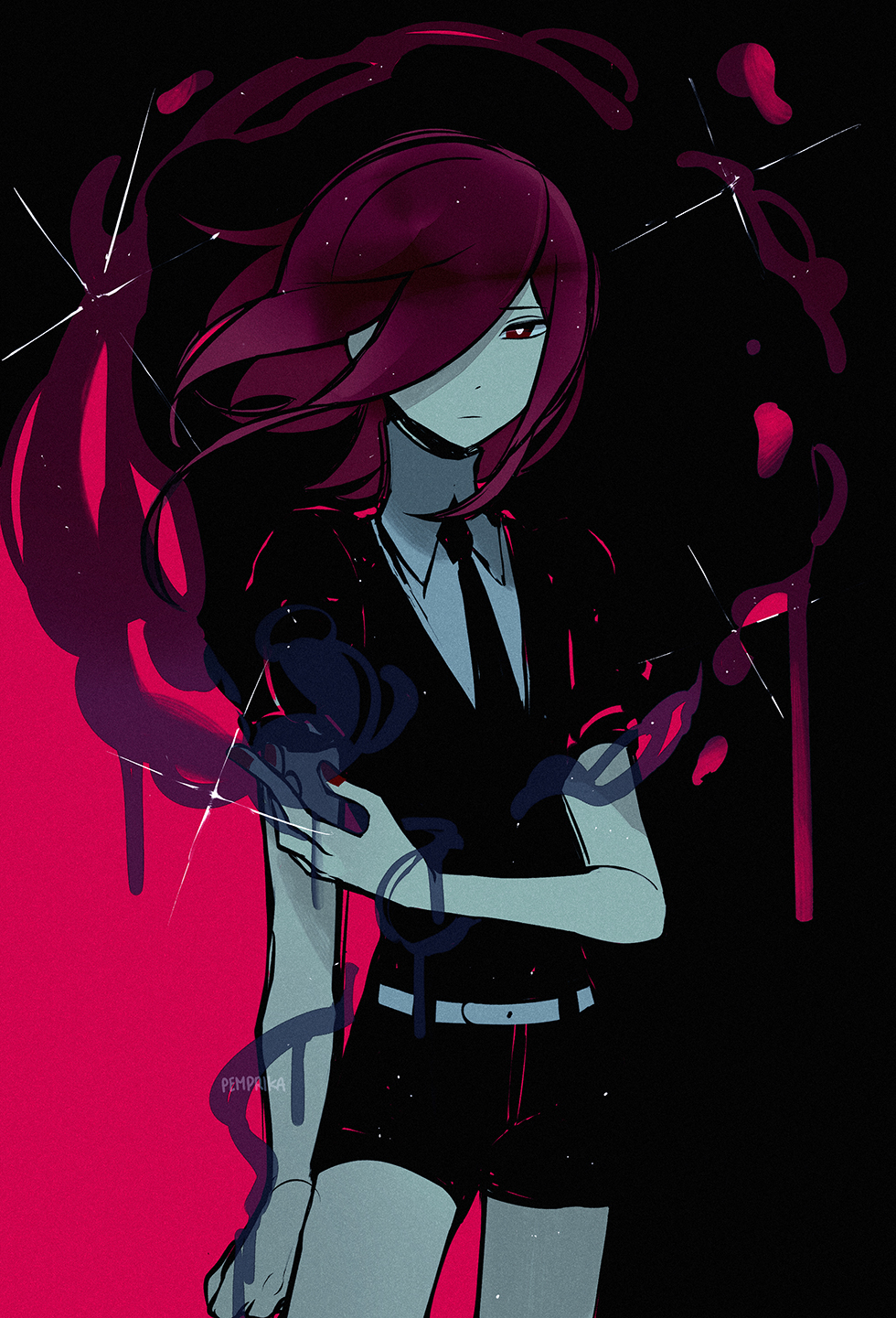 Safebooru - 1other androgynous belt cinnabar (houseki no kuni ...