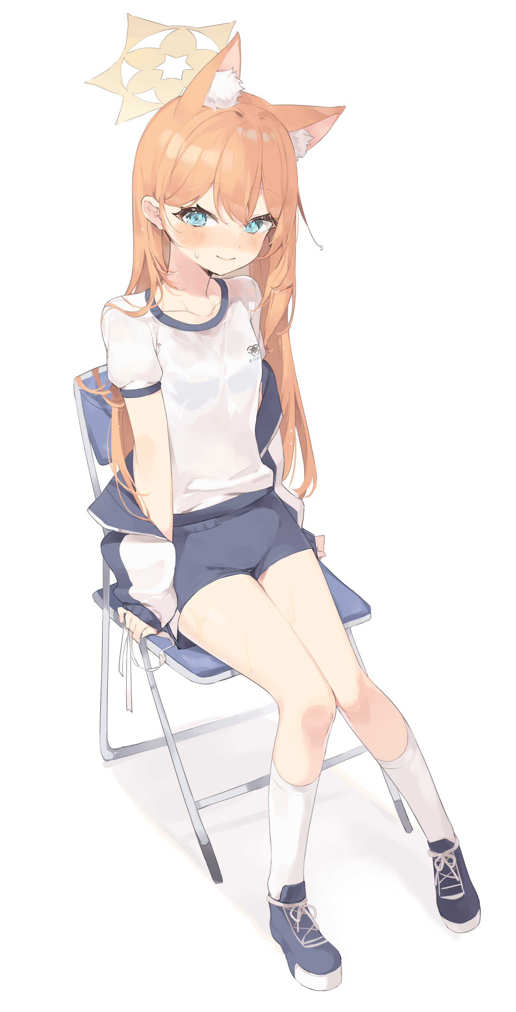 Safebooru - 1girl absurdres animal ears bag bangs blue archive blue eyes cat ears cat girl ...