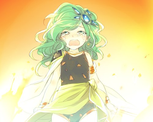 Safebooru - 1girl breasts crying crying with eyes open earrings echo ...