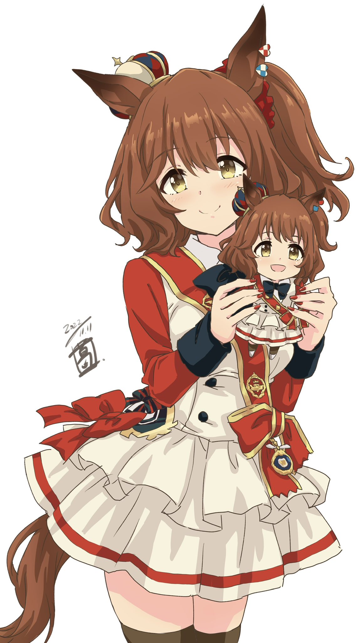 Safebooru - 1girl :d animal ears aston machan (umamusume) bow bowtie ...