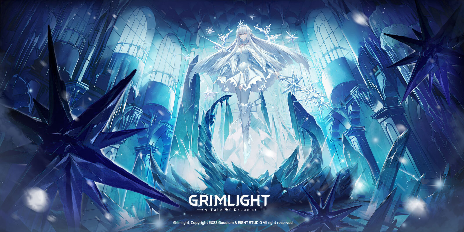 Safebooru - 1girl bangs boots cape dress english commentary grimlight ...