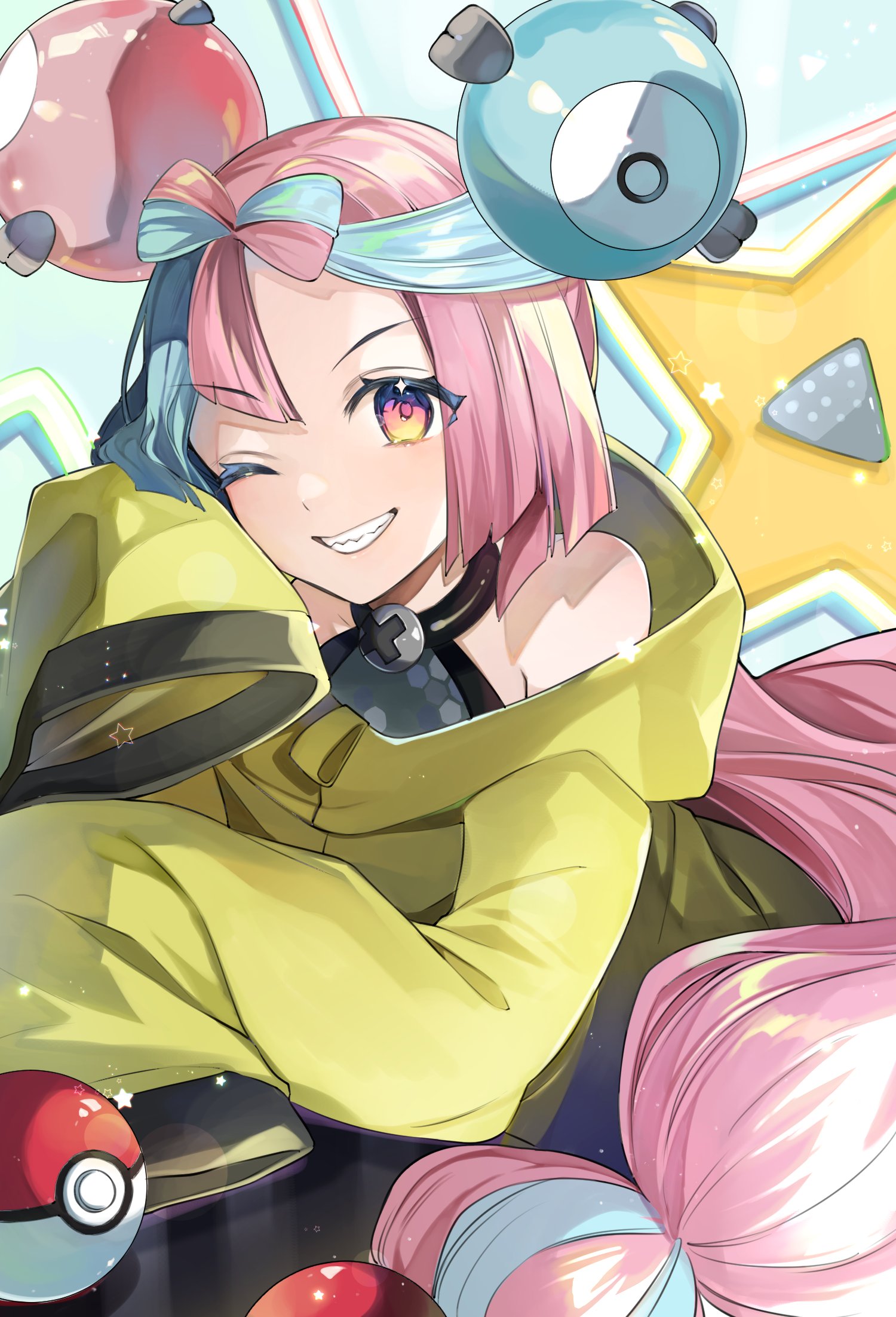 Safebooru - bow-shaped hair character hair ornament hair ornament ...