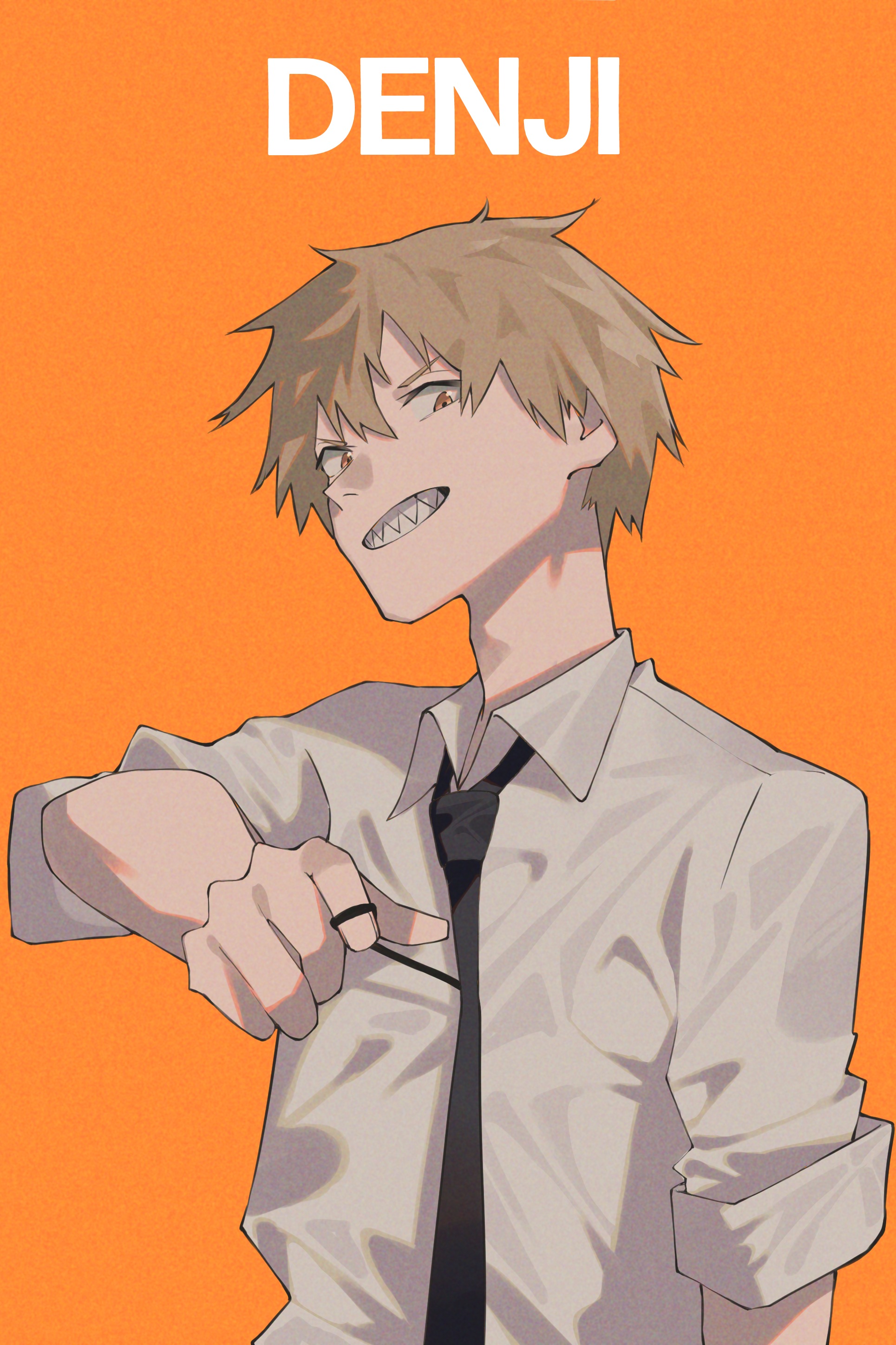 Safebooru - 1boy absurdres aoi (altea0923) bangs black necktie blonde ...