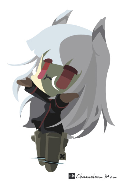 Safebooru - artist name bird girl bird tail bird wings chameleon man ...