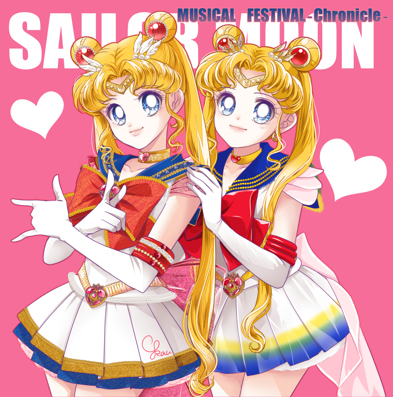 Safebooru - 2girls back bow bangs belt bishoujo senshi sailor moon ...