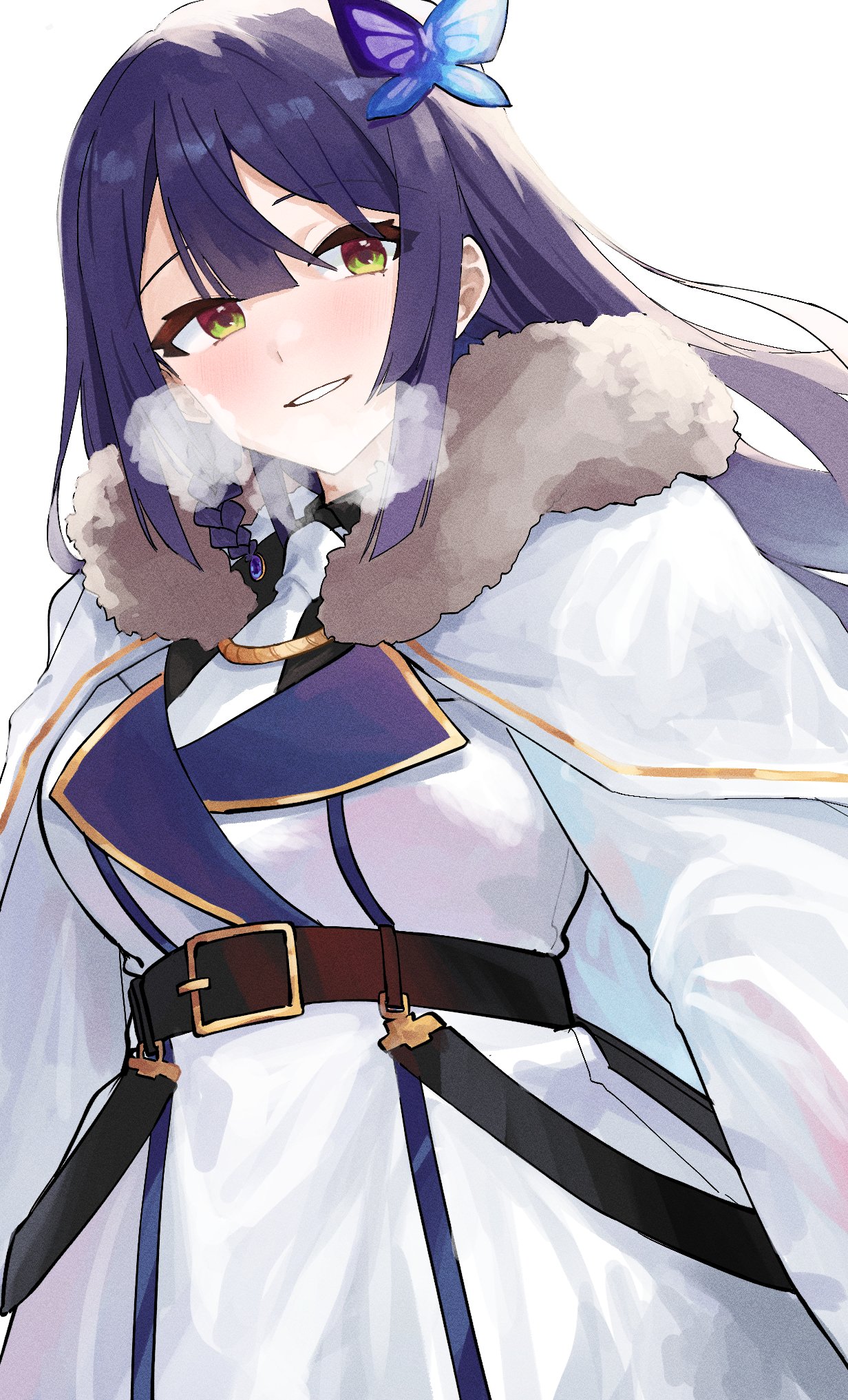 Safebooru 1girl Arms At Sides Assault Lily Bangs Belt Belt Buckle
