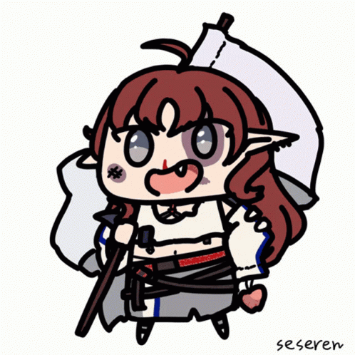 Safebooru - 1girl animated gif arknights bruise bruise on face bruised ...