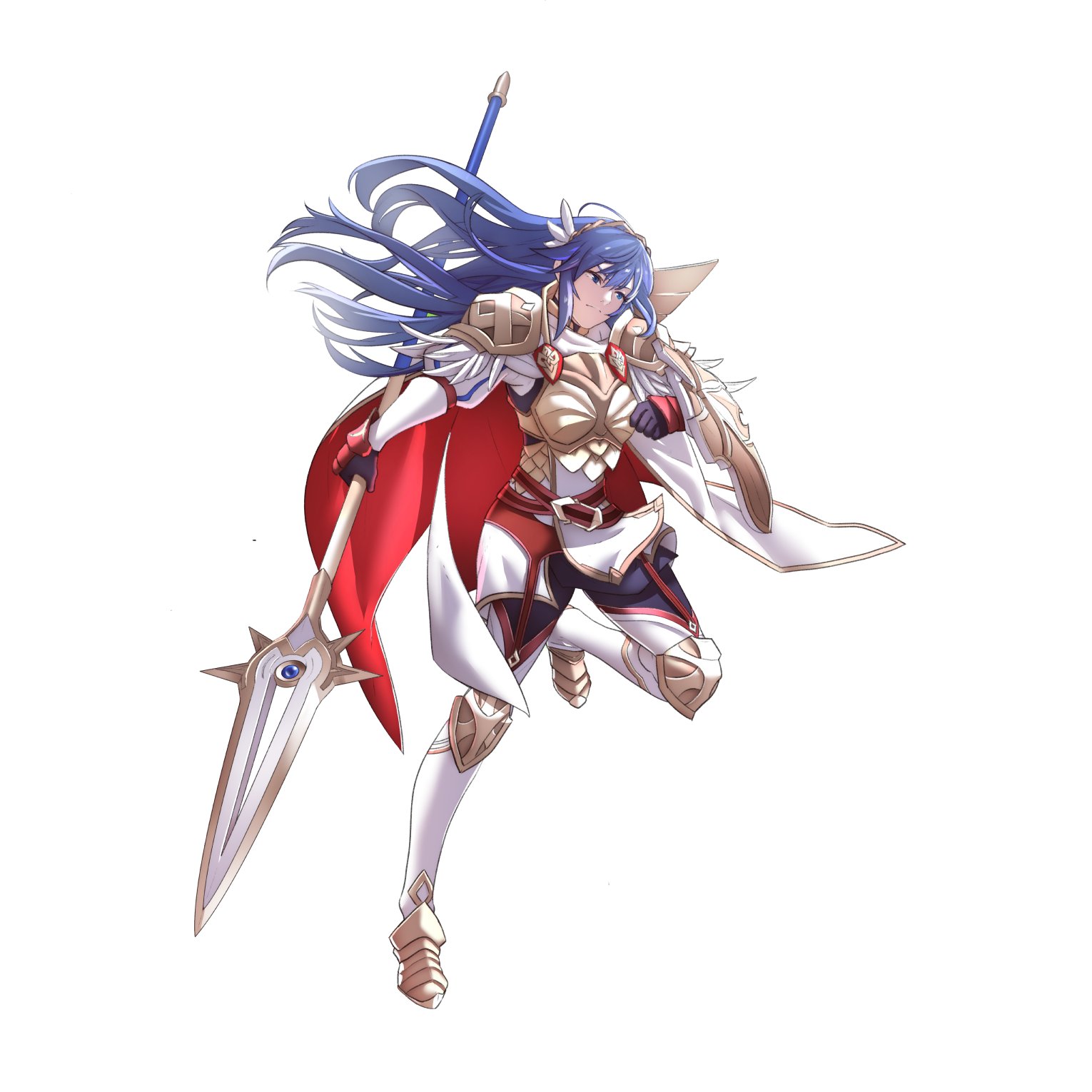 Safebooru - 1girl armor blue eyes blue hair boots cape fire emblem fire emblem awakening fire ...