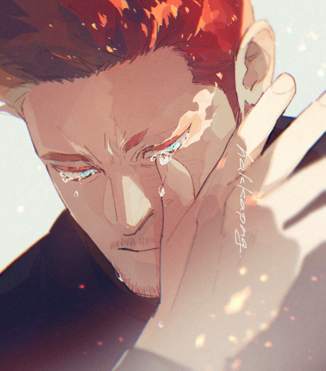 Safebooru - 1boy aqua eyes black sweater boku no hero academia crying ...