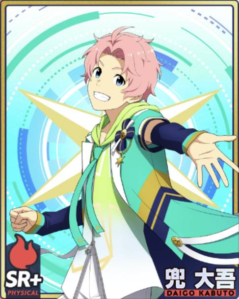 Safebooru - blue eyes character name dress idolmaster side-m growing stars kabuto daigo pink ...