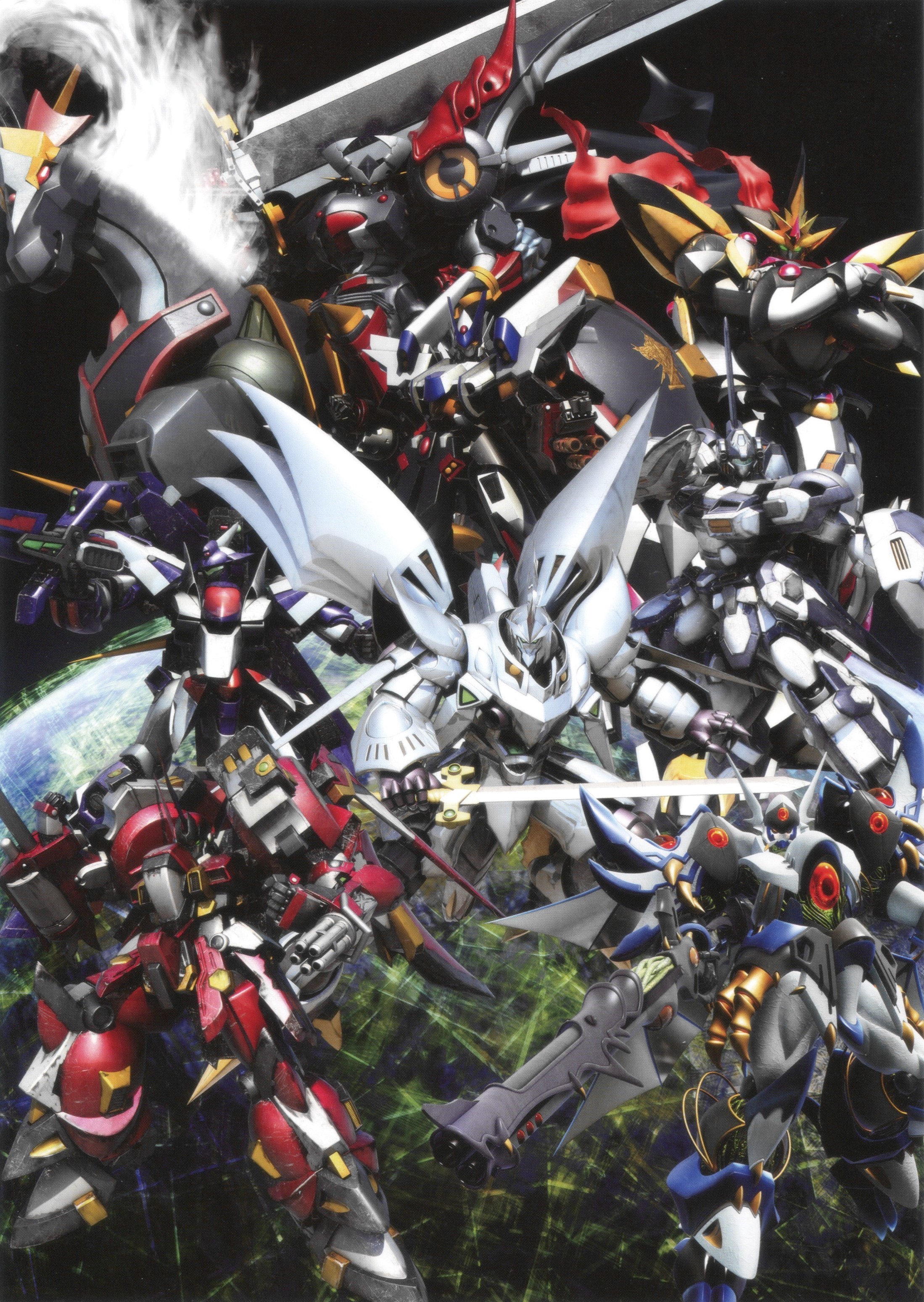 Safebooru - absurdres aile chevalier (mecha) artist request ...