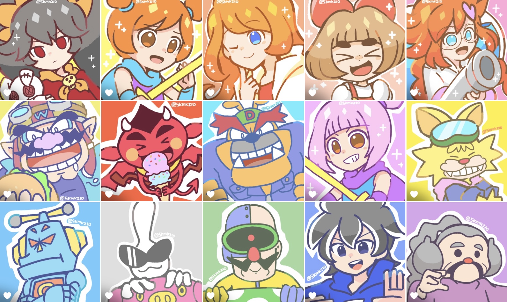 Safebooru - ana (warioware) ashley (warioware) dr. crygor dribble ...