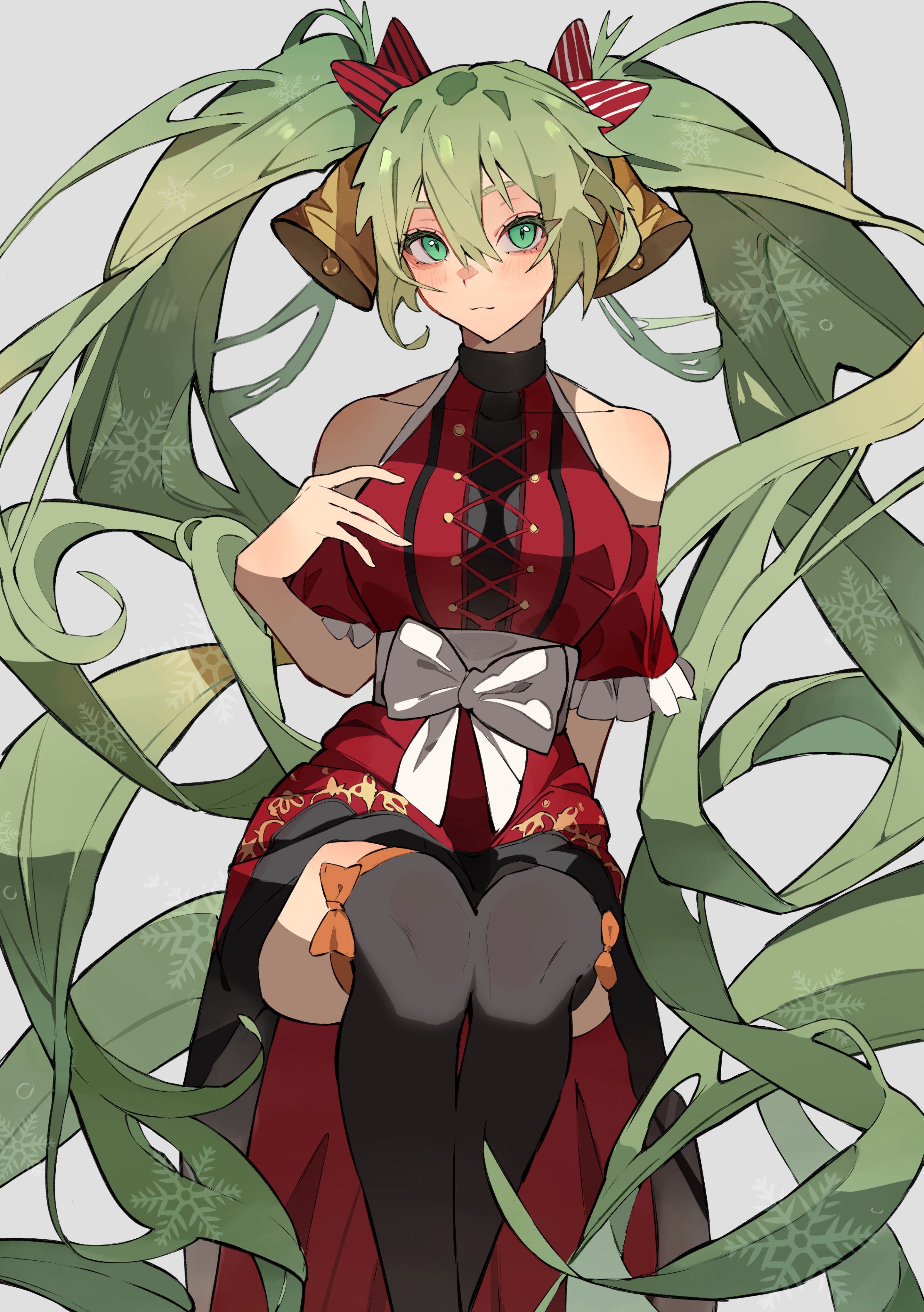 Safebooru - 1girl absurdly long hair absurdres arm at side bare ...