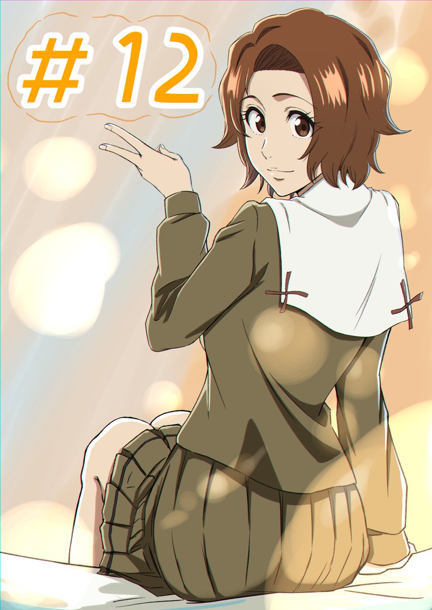 Safebooru - 1girl bleach bleach: the thousand-year blood war brown eyes brown hair brown shirt ...