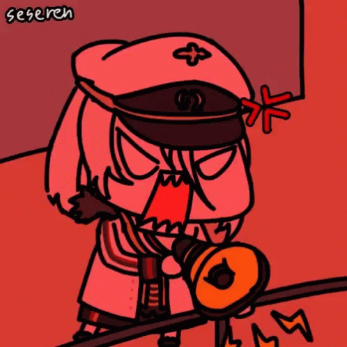 Safebooru - 1girl angry animated gif azur lane megaphone seseren sharp ...