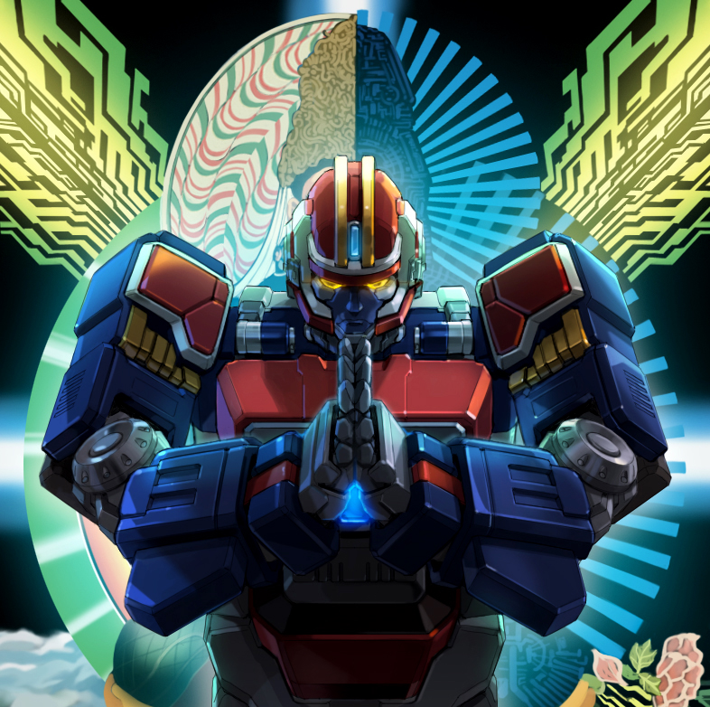 Safebooru - black background galaxy robo glowing glowing eyes hikari ...