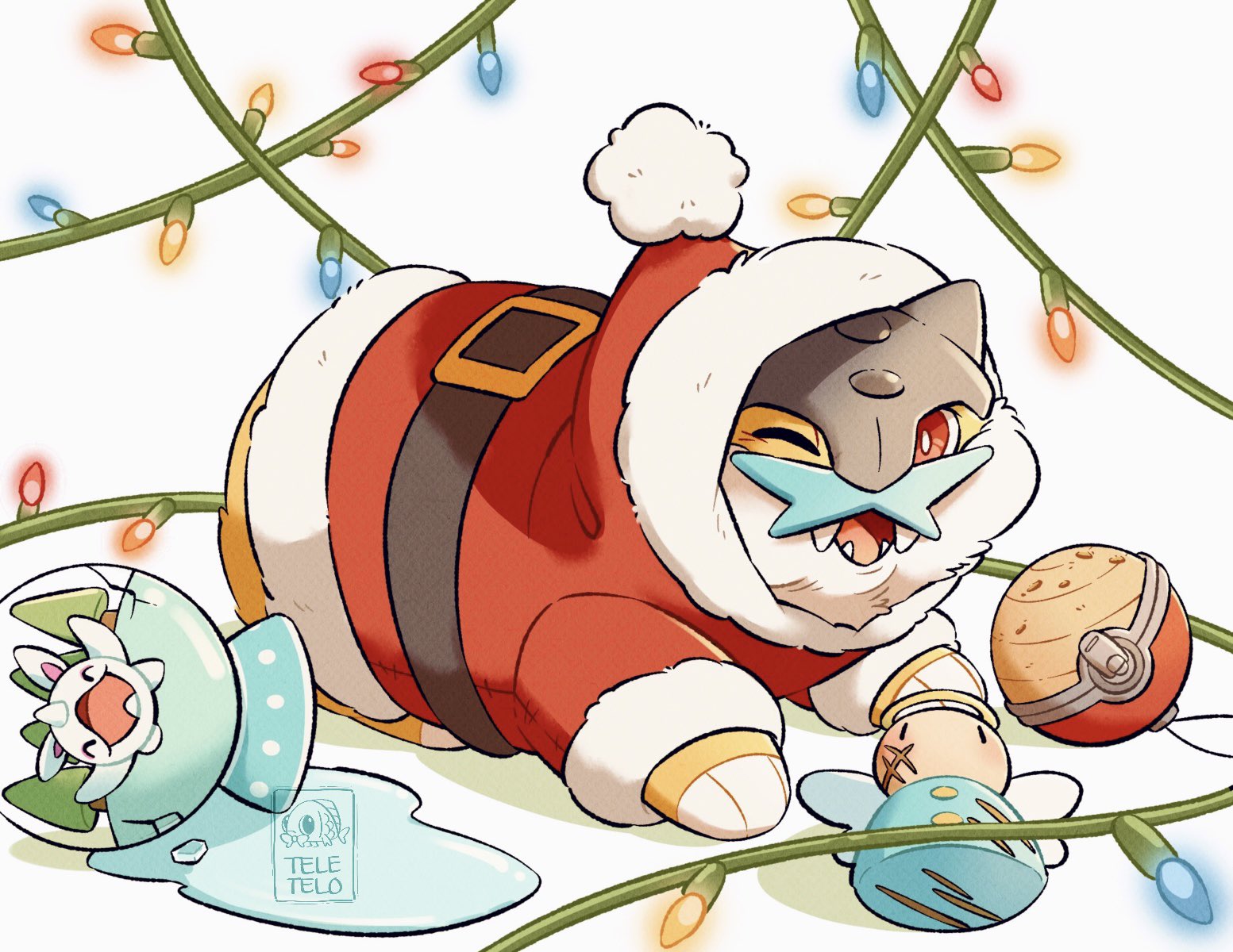 Safebooru - ;d alternate costume angel artist name belt christmas ...