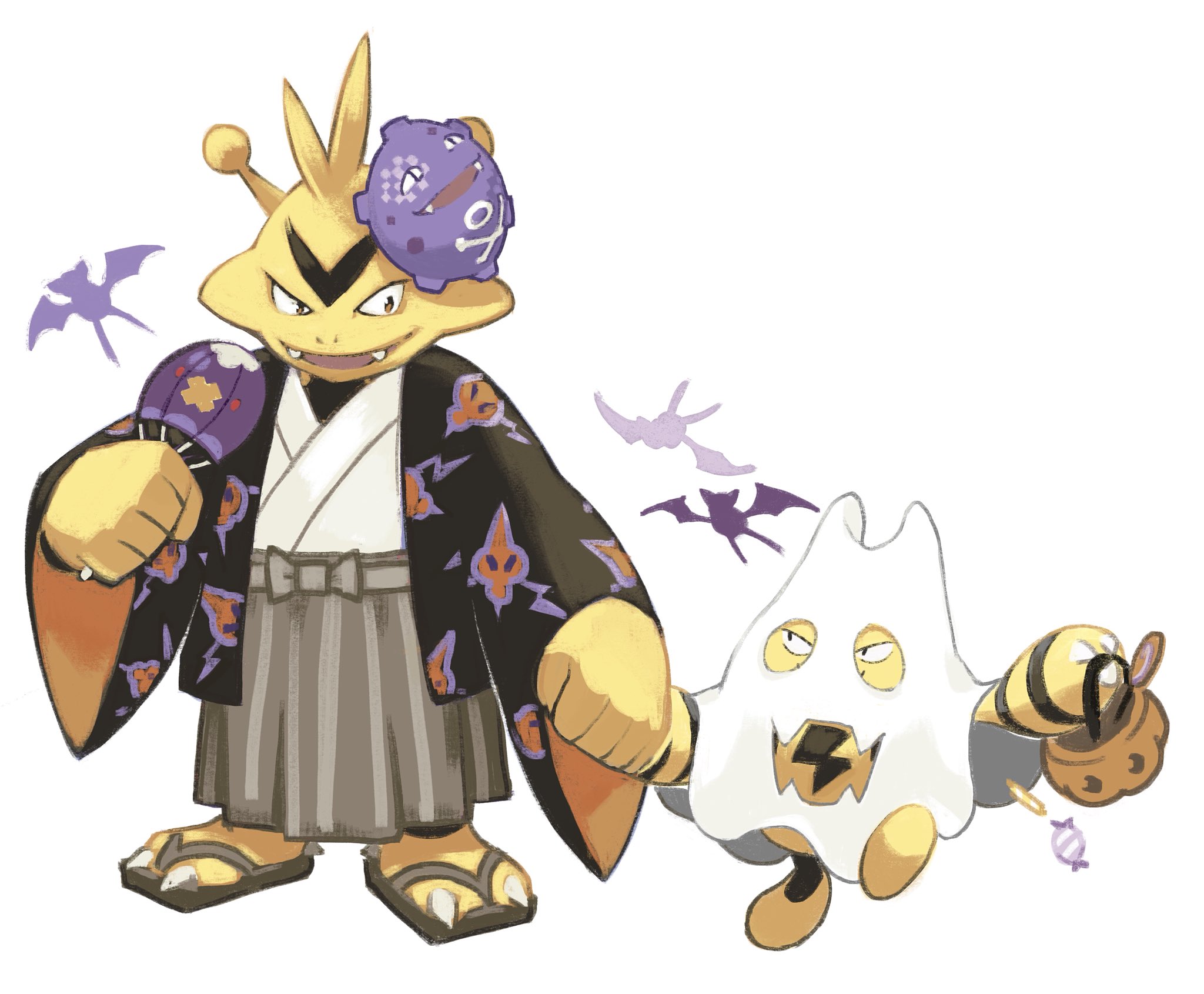 Safebooru - black jacket candy wrapper character mask character print ...