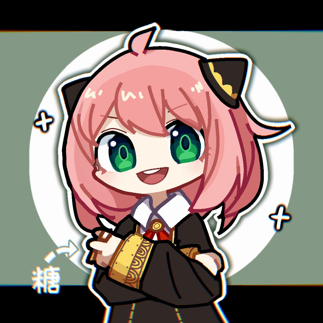 Safebooru - 1girl ahoge anya (spy x family) ascot bangs black dress ...