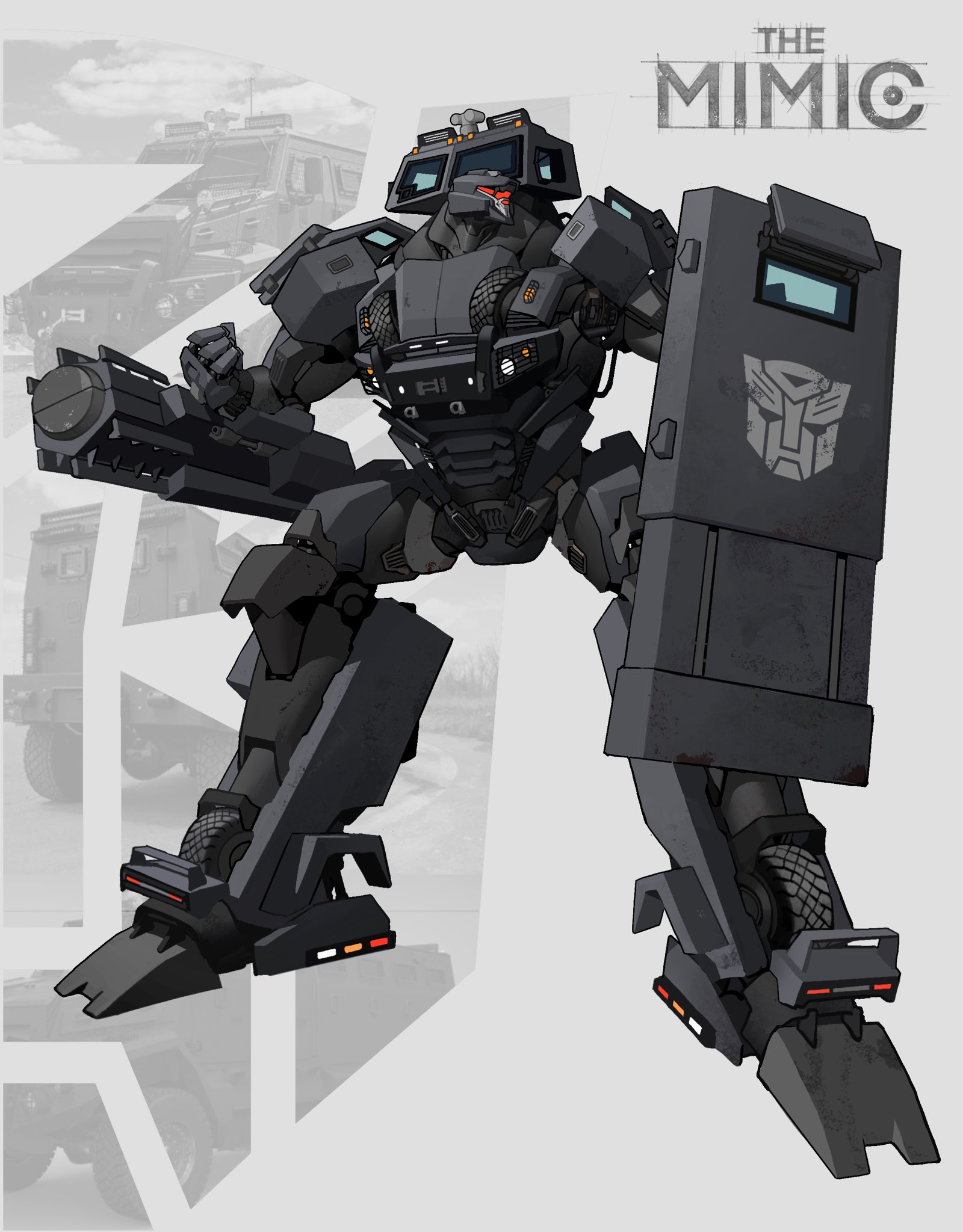Safebooru Assault Visor Autobot English Commentary Full Body Highres 9313