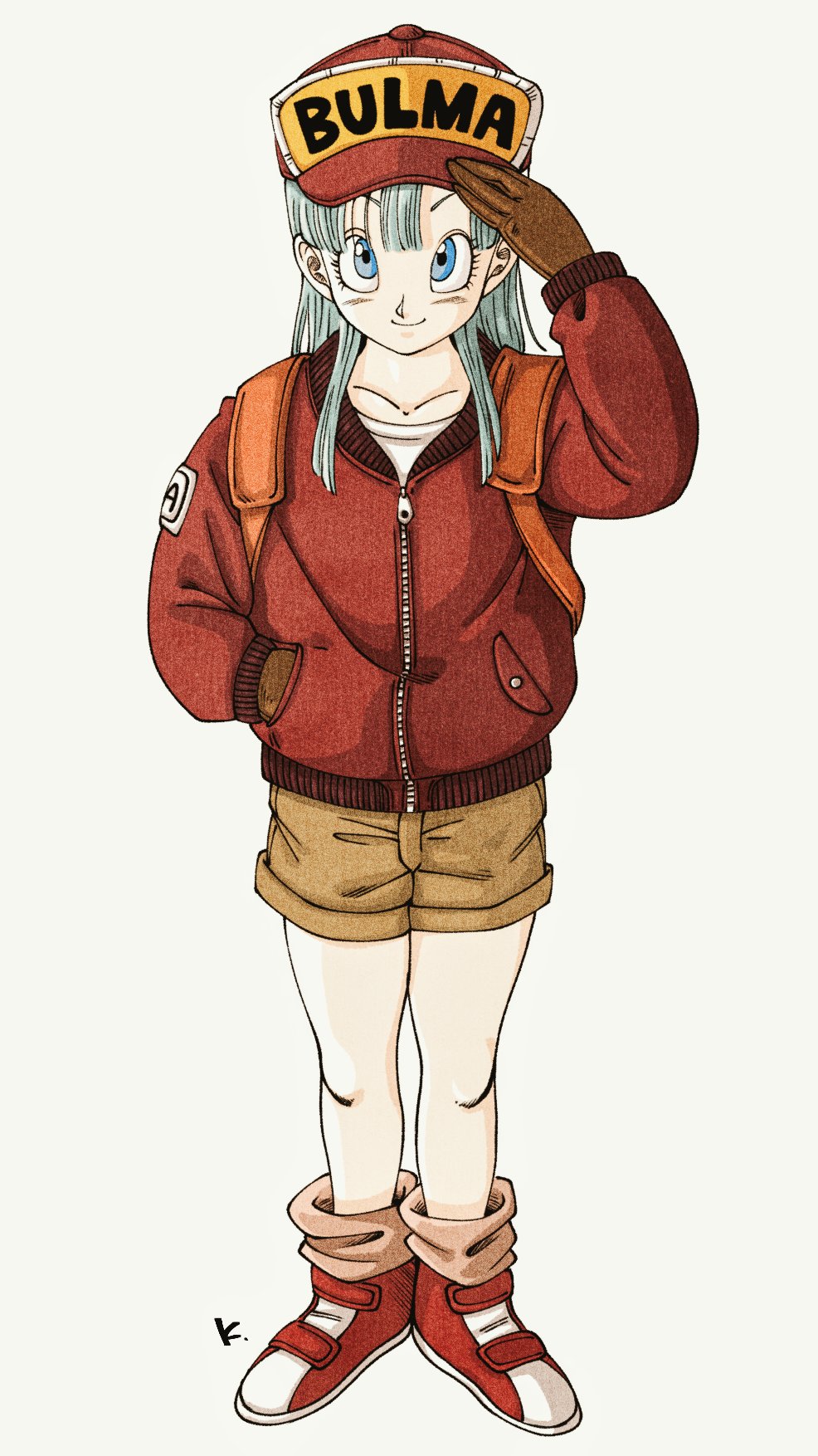 Safebooru - 1girl adjusting clothes adjusting headwear aqua hair ...