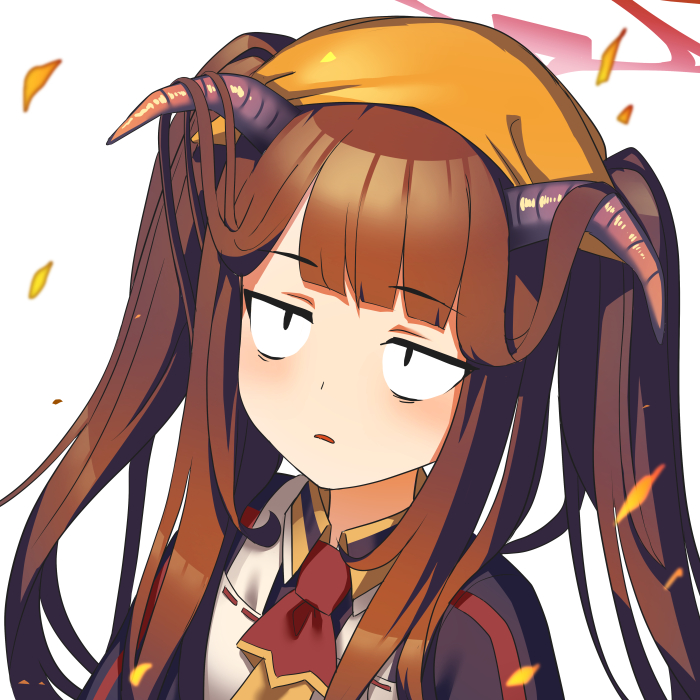 Safebooru - 1girl bangs black hair black horns blue archive blunt bangs ...