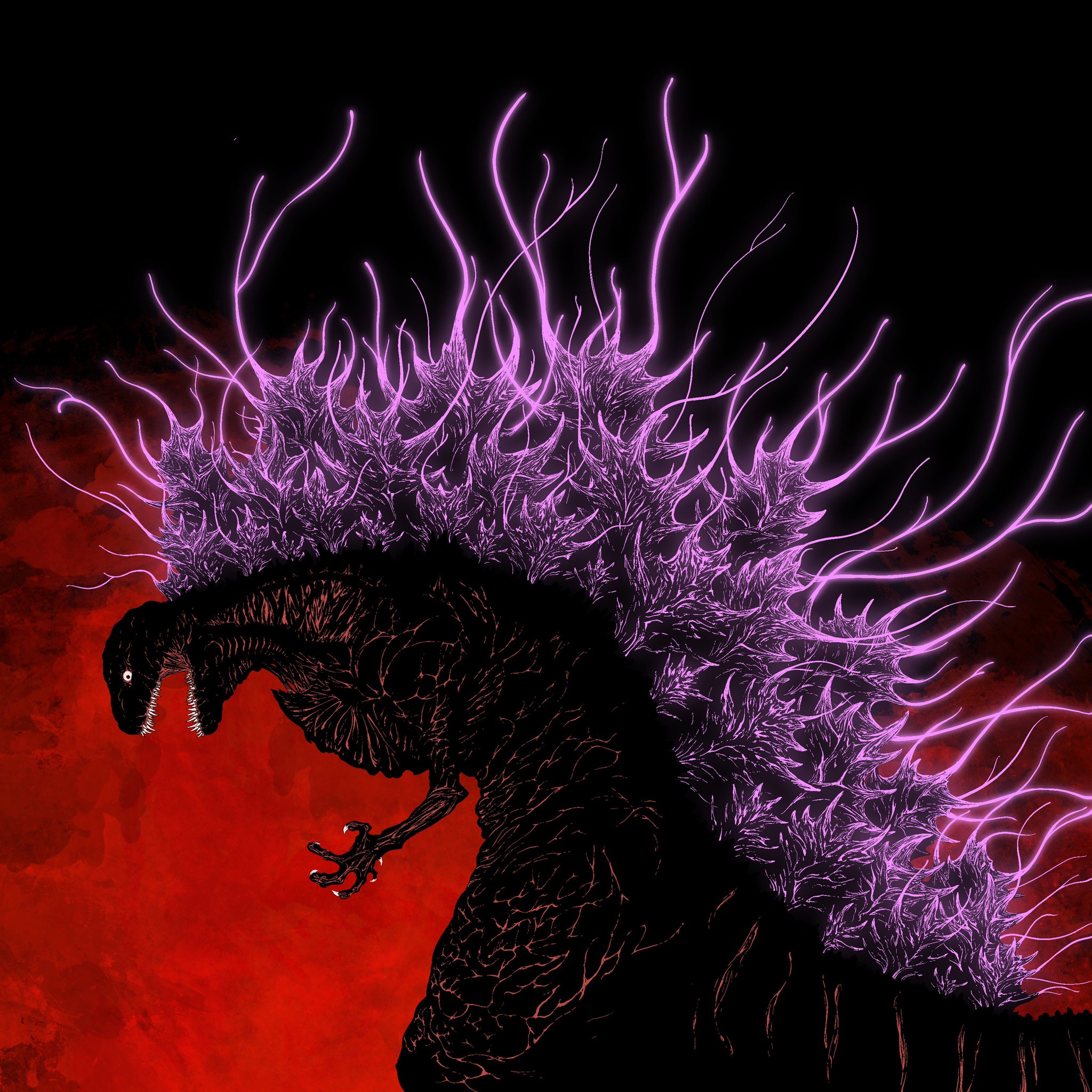 Safebooru - black background black eyes claws dandagouglas english ...