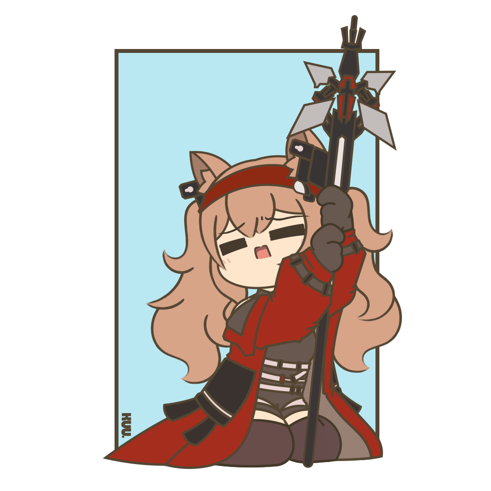 Safebooru - 1girl = = angelina (arknights) animal ear fluff animal ears arknights arm up bangs ...