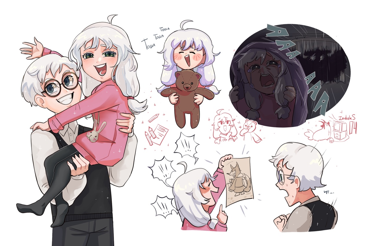 Safebooru - 1boy 1girl alice (tiny bunny) anton petrov (tiny bunny ...