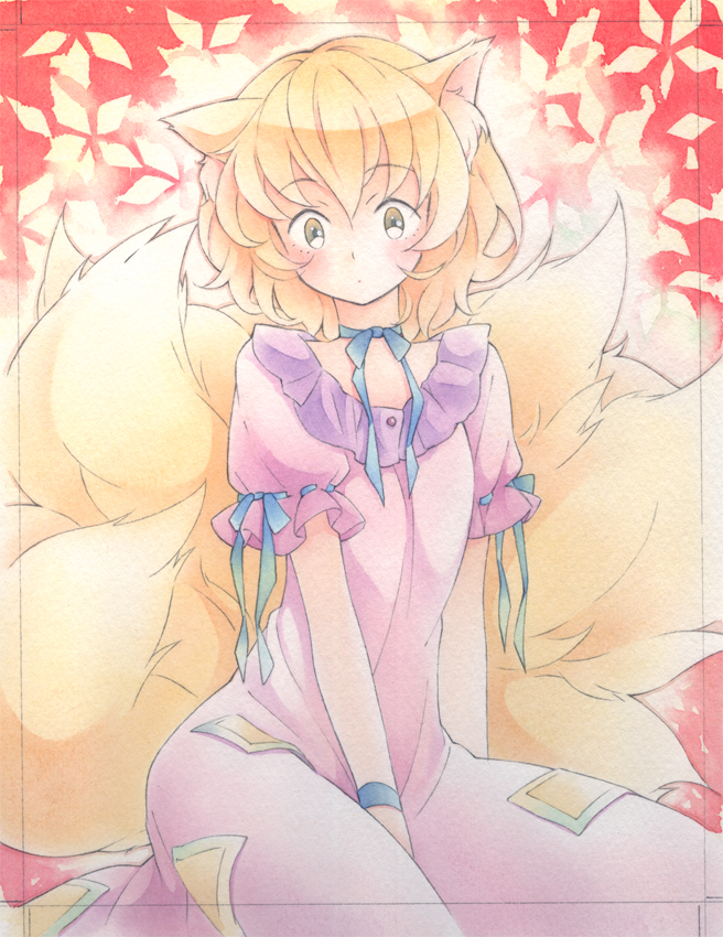 Safebooru - 1girl acrylic paint (medium) alternate costume animal ear fluff animal ears arm ...