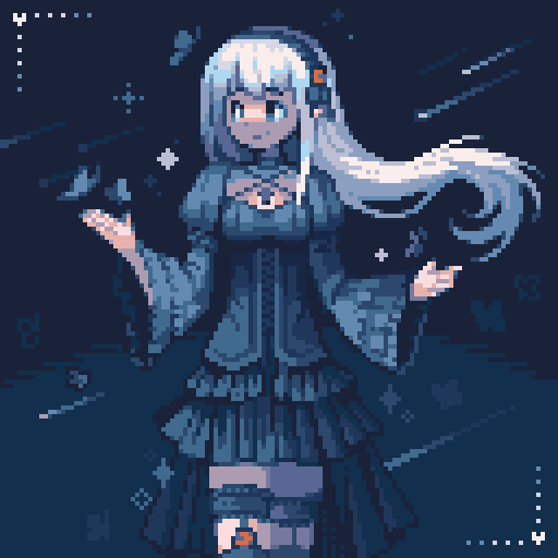Safebooru - 1girl animated animated gif bangs black choker black dress ...