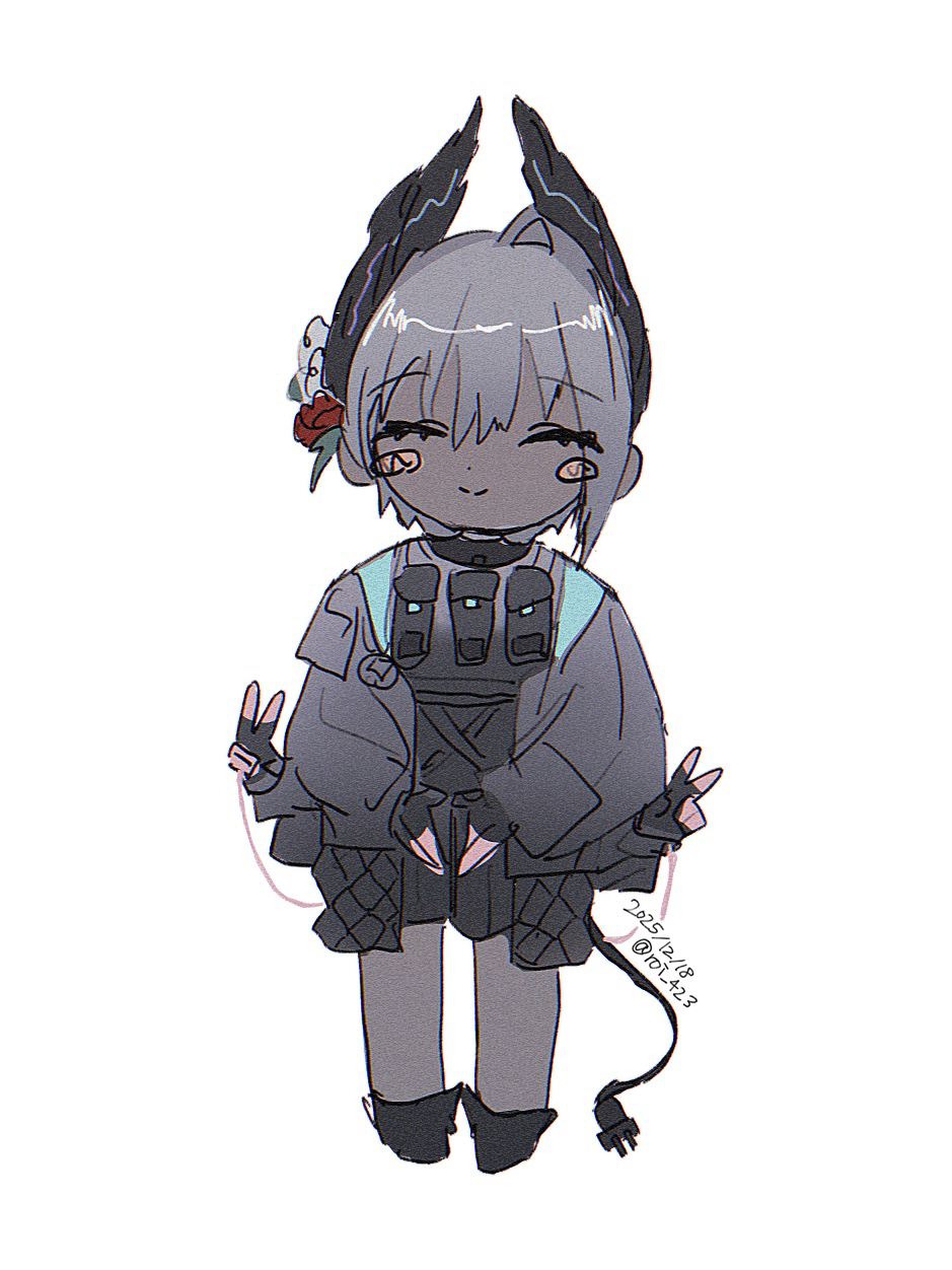 Safebooru - 1girl ^ ^ arknights black boots black shirt black skirt ...