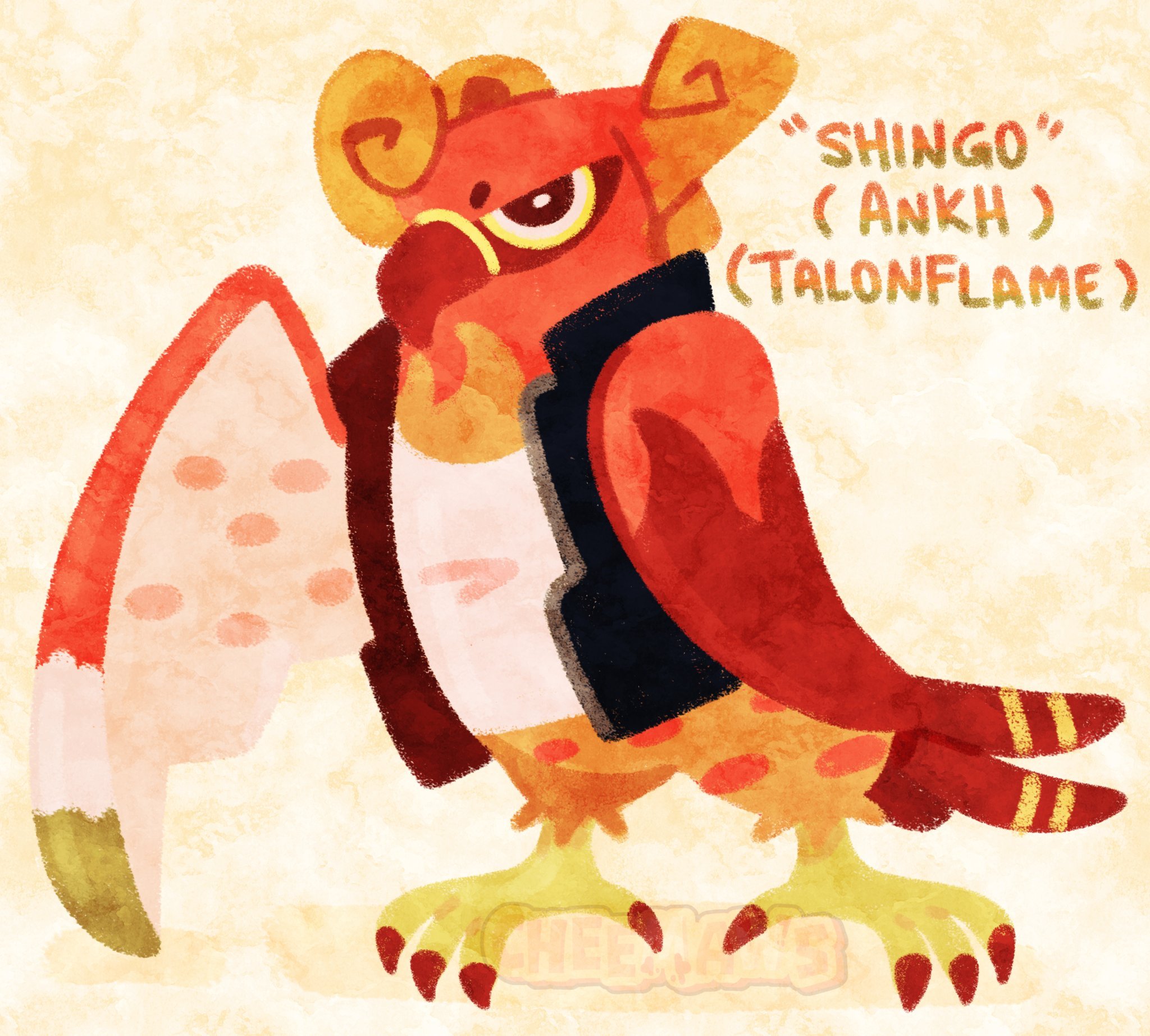 Safebooru - ankh (ooo) artist name bird character name cheemaws ...