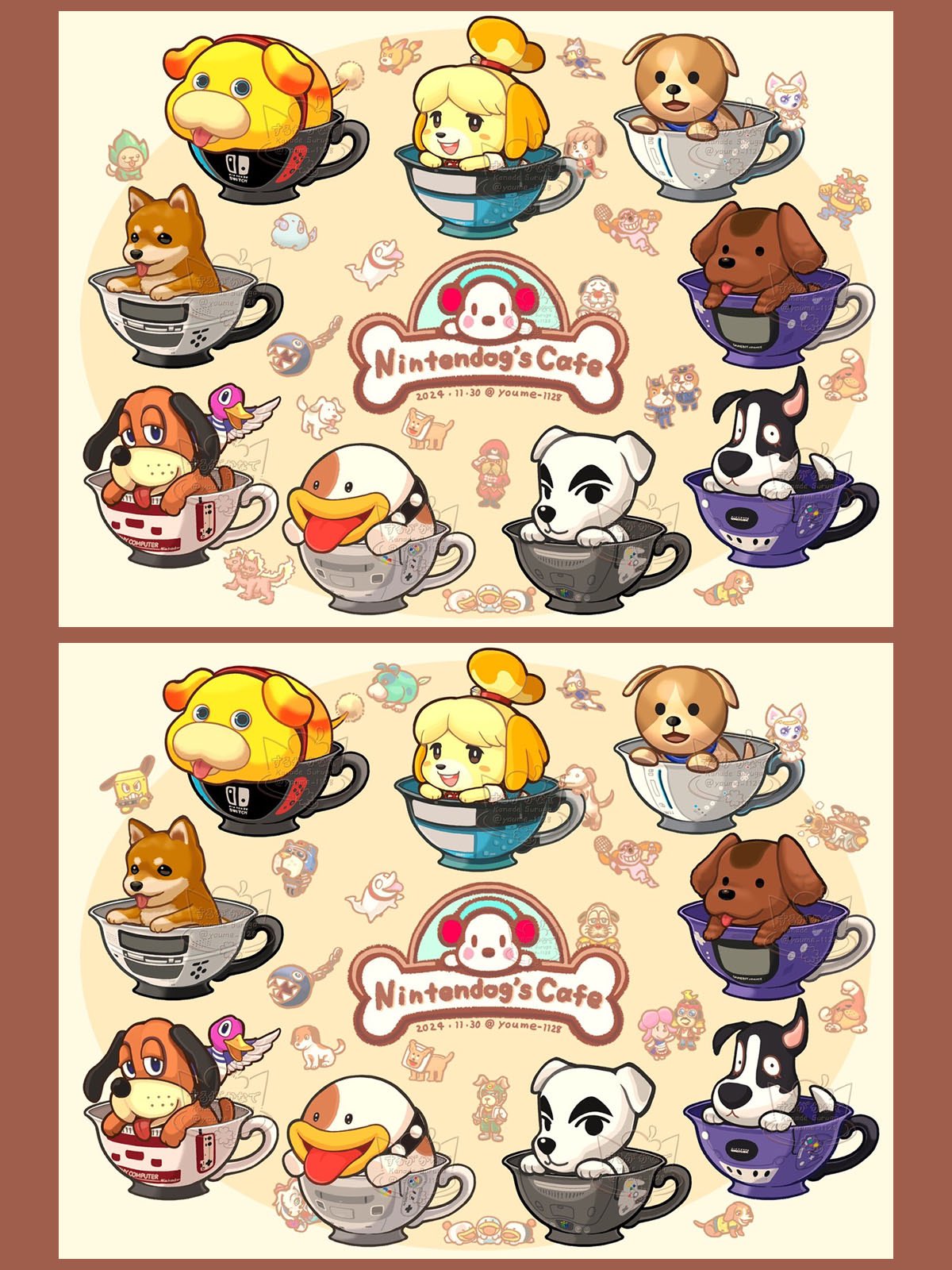 Safebooru - 2024 2girls 6+boys animal animal crossing awoofy barkle ...