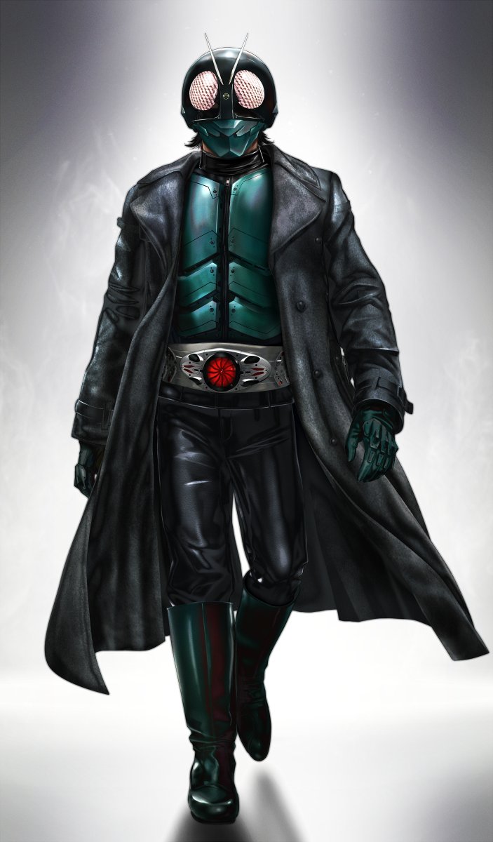 Safebooru - 1boy antennae black coat boots bug coat commentary request ...