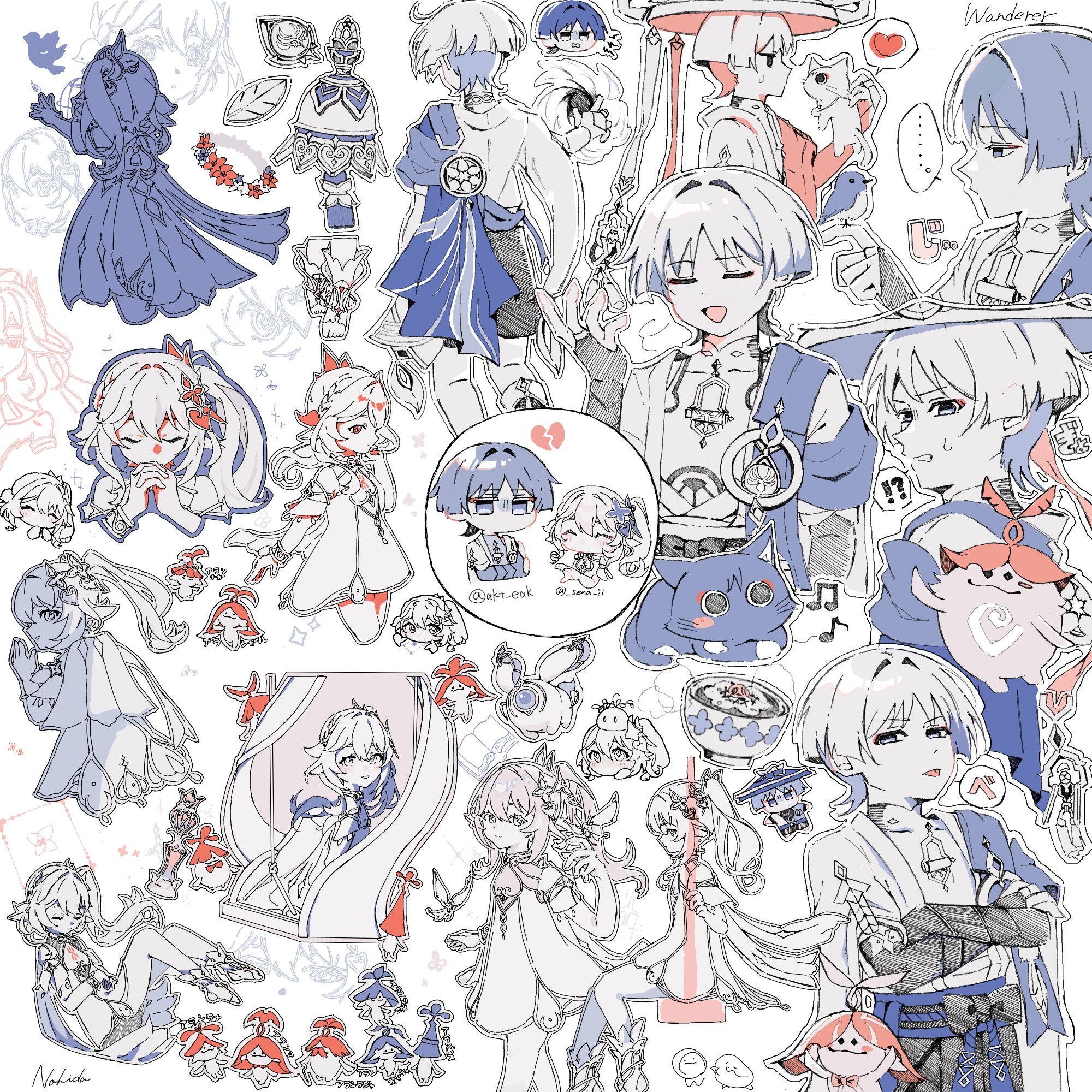 Safebooru - !? ... 1boy 1girl 3ksubak akt eak anemo symbol (genshin impact) angry animal ...